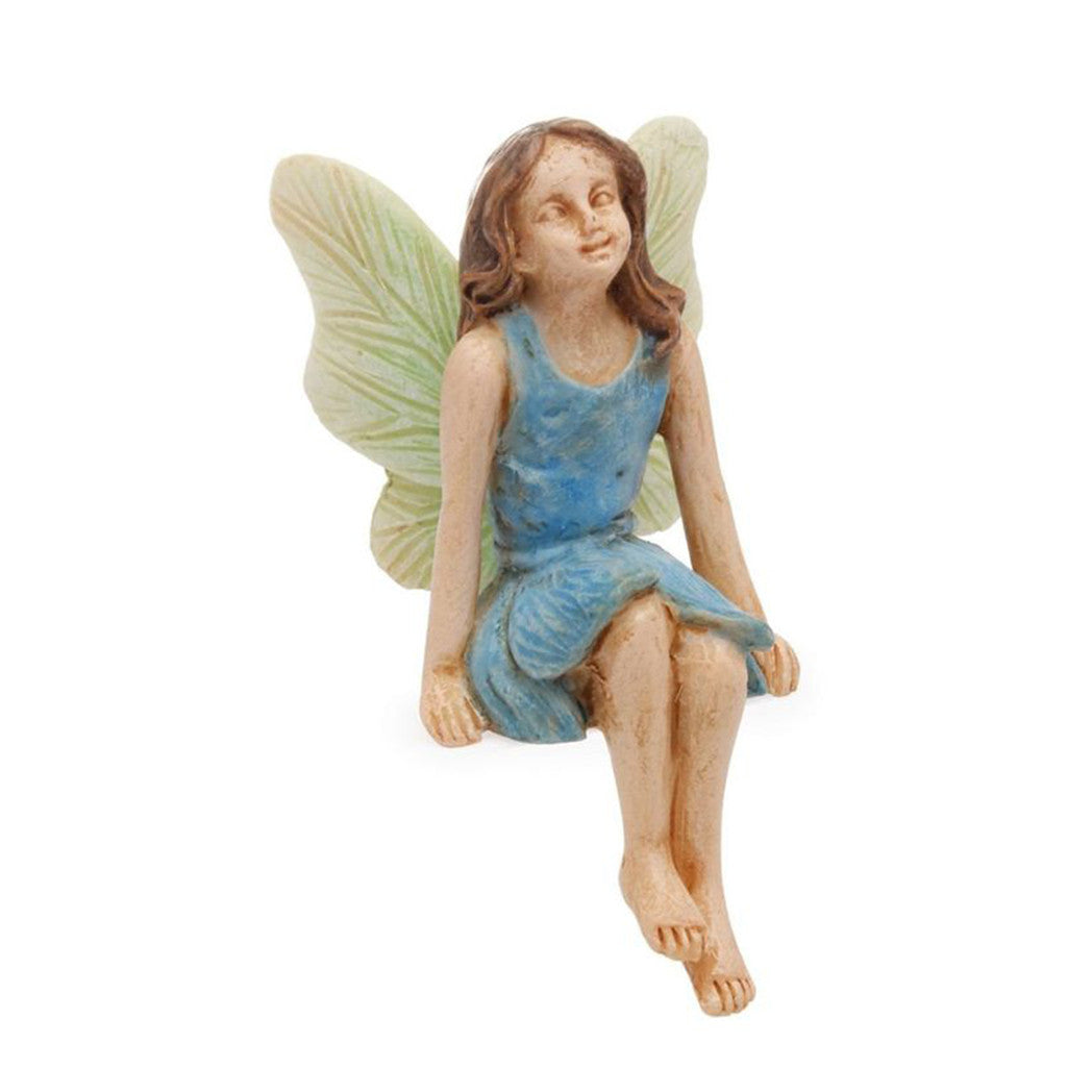 Sitting Fairy Girl - Miniature Fairy Garden Accessory – The Enchanted ...
